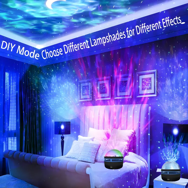Q6 Mini LED Starry Projection Light with Remote Control - AllYours.pk