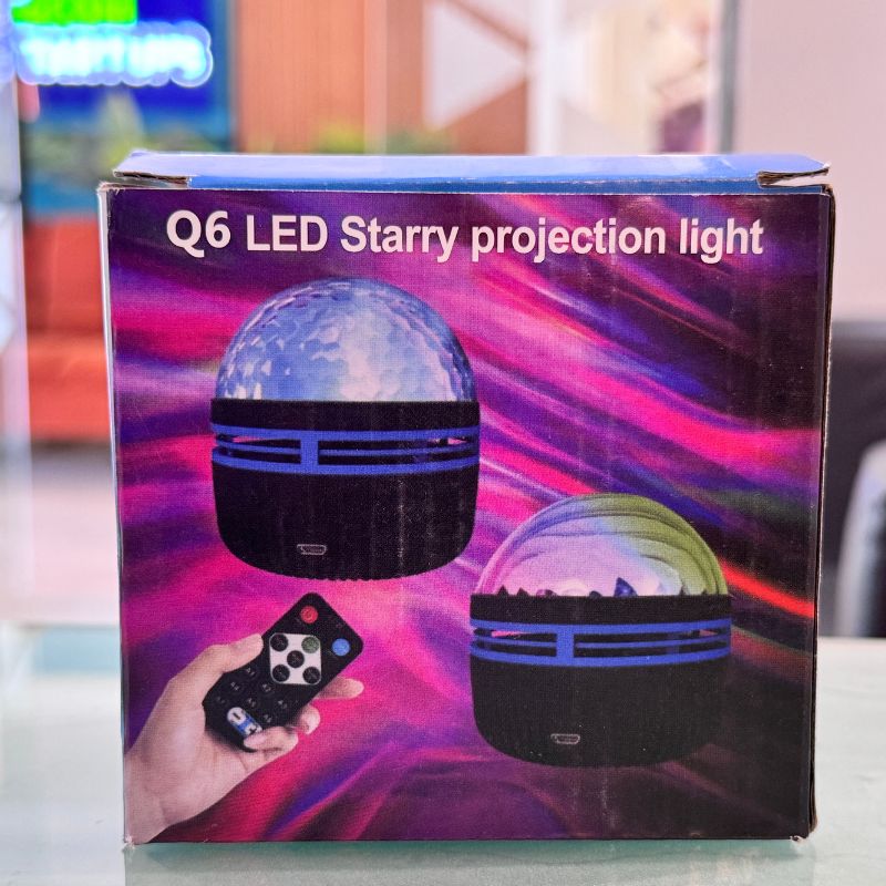 Q6 Mini LED Starry Projection Light with Remote Control - AllYours.pk
